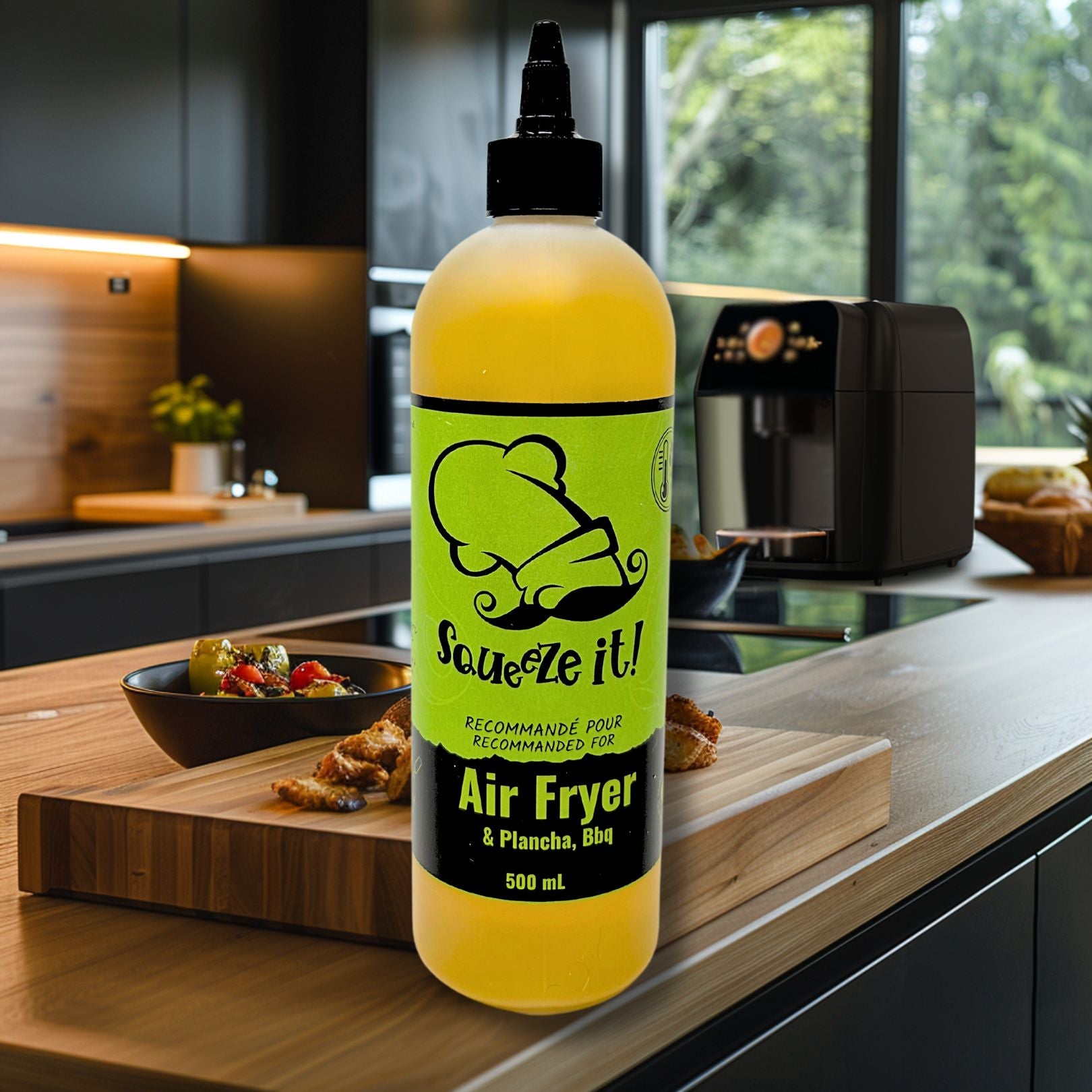 Mélange AIR FRYER cooking oil mix- 6 X 500mL – Olive Pressée Distribution